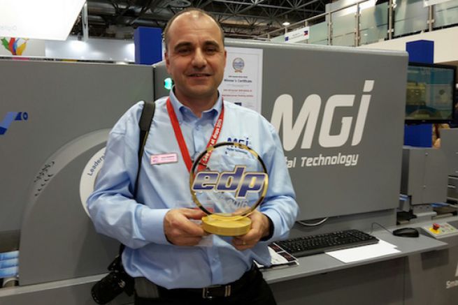La JetVarnish 3DW de MGI remporte une récompense lors des EDP Awards