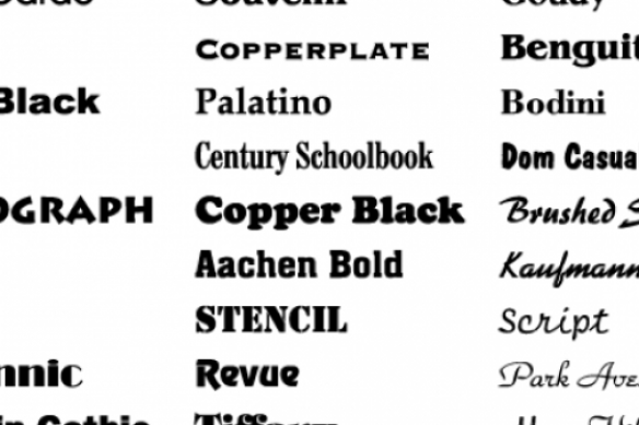 Typographie, un impact clé sur les marques